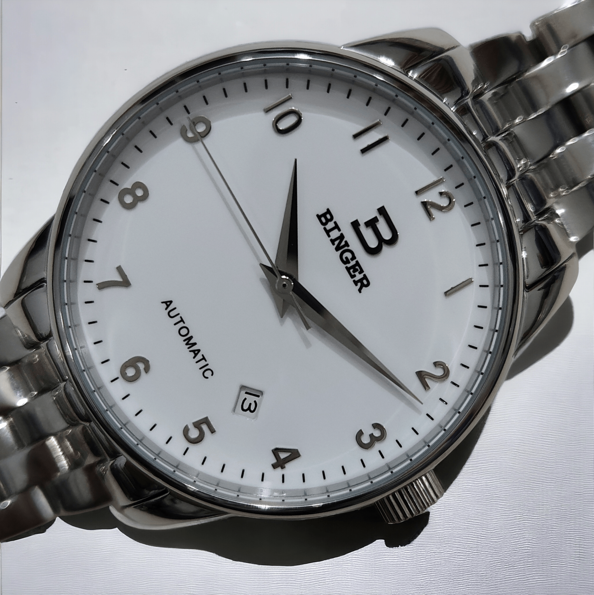 🤍 BINGER Switzerland – Luxury White Edition – Sumalani Watch Center